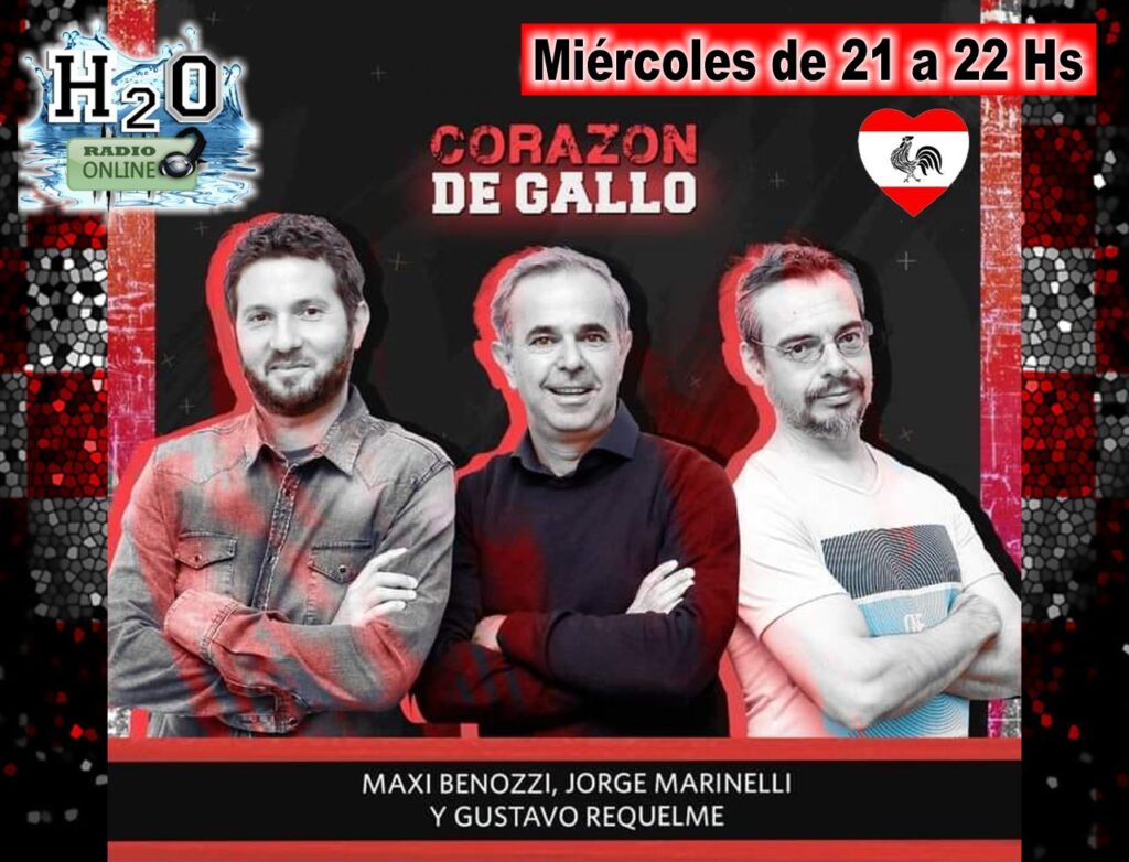 Nuevo programa en H2O: «Corazón de Gallo» con la conducción : Jorge ...